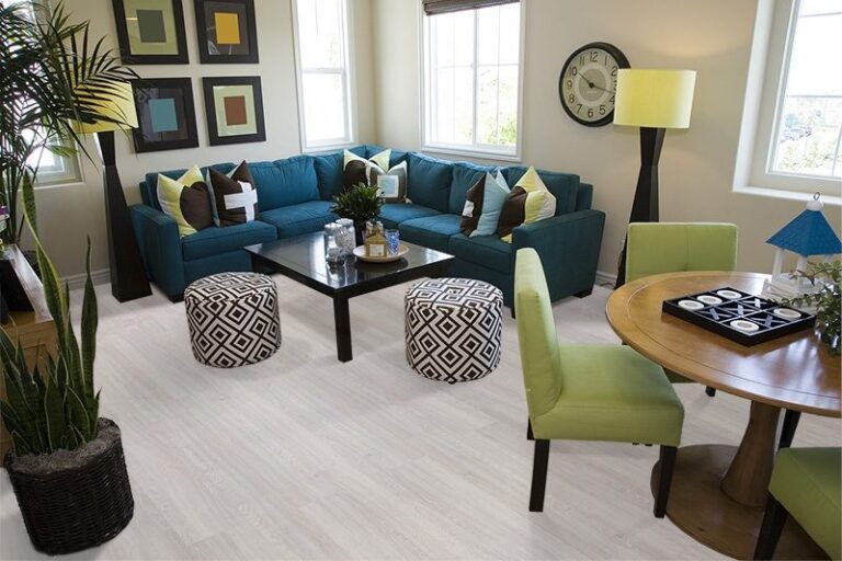 Ash Wood Fusion Cork Floor Luxury Home Living Room Contemporary Decor ...