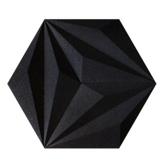 Diamond Black - 1 3/16" (30mm) – 3D Acoustic Cork Wall Panels (WDiBk30 ...