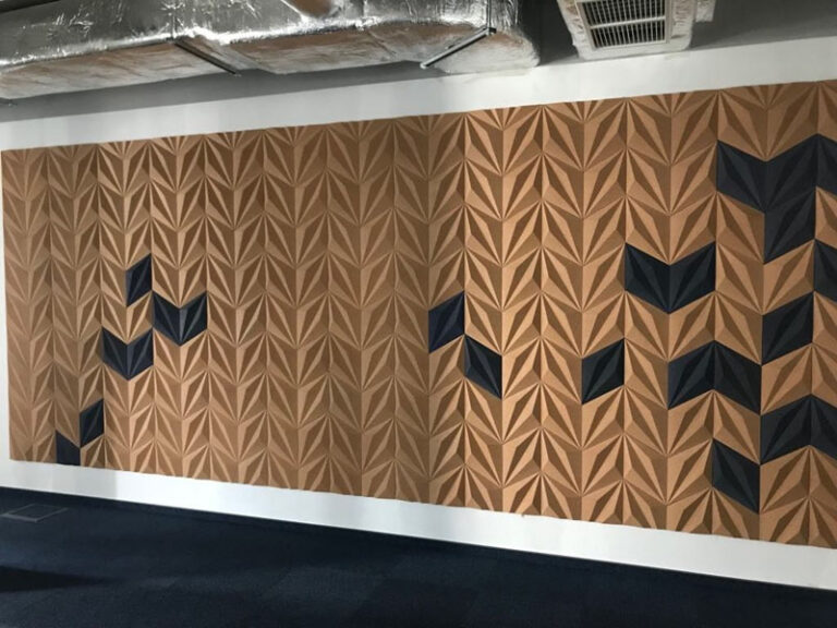Diamond Black - 1 3/16" (30mm) – 3D Acoustic Cork Wall Panels (WDiBk30 ...