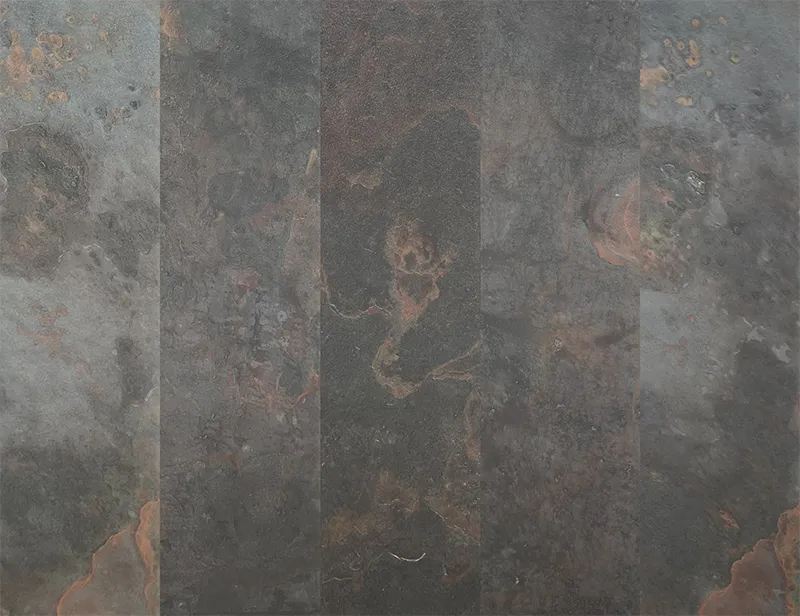 Rainbow Slate - 7/16" (11mm) - Swiss Real Stone (RRain11) - ICork Floor